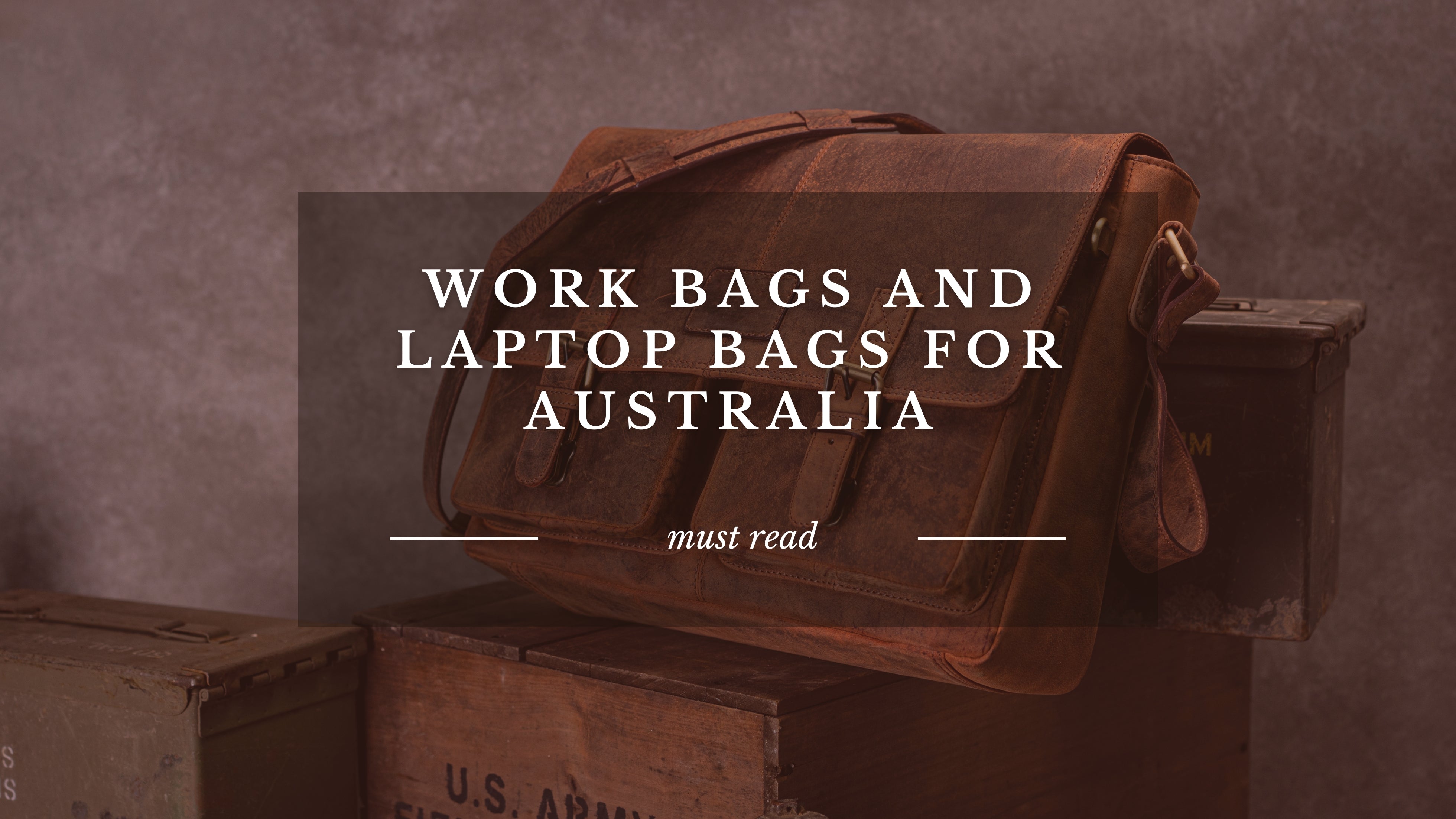 Work Laptop Bag | Leather Work Bags, Totes & Backpacks Australia ...