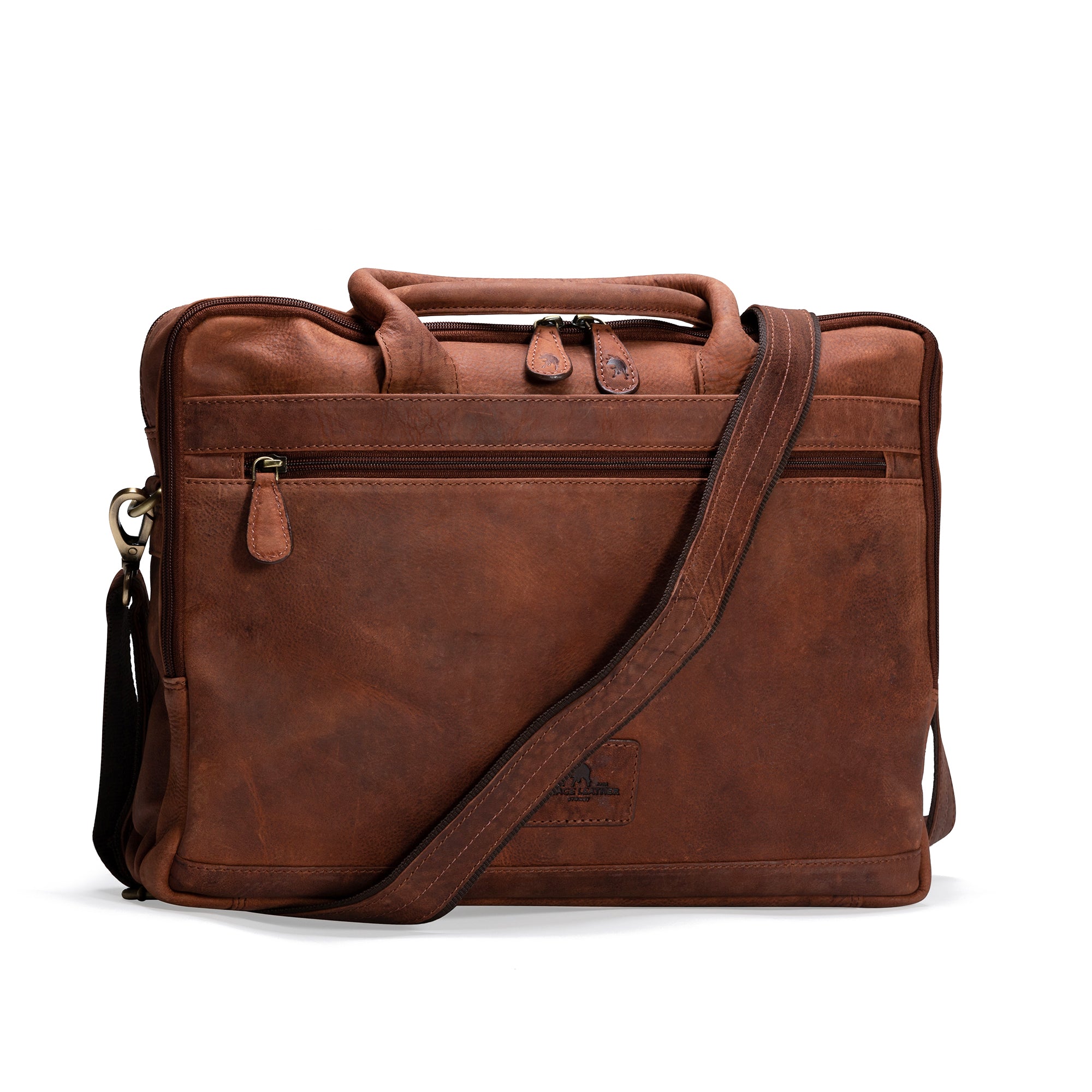 Buy Handmade Leather Laptop Bag – Vintage Leather Sydney